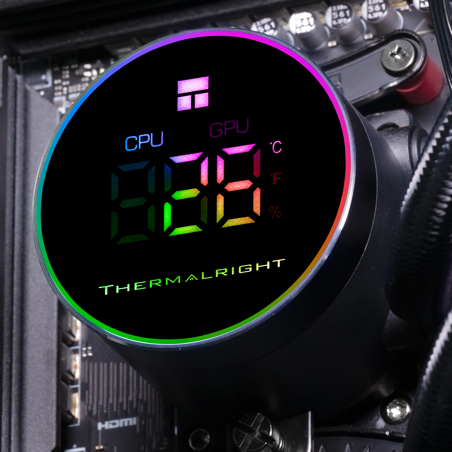 Thermalright Frozen 360mm Magic Digital ARGB BLACK V2 - Black | RAIQ
