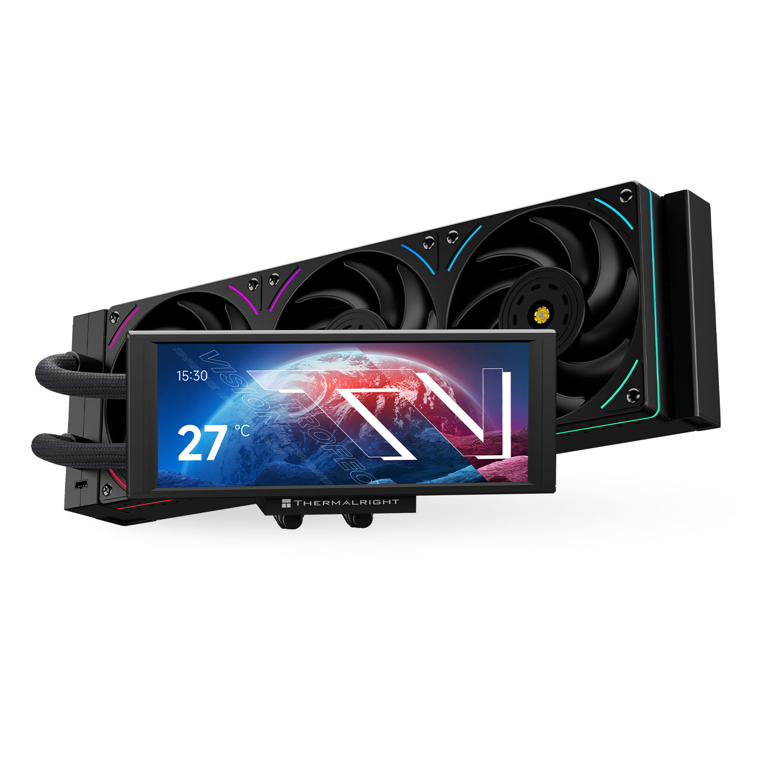 Thermalright Trofeo Vision 360mm ARGB Liquid Cooler - Black | RAIQ
