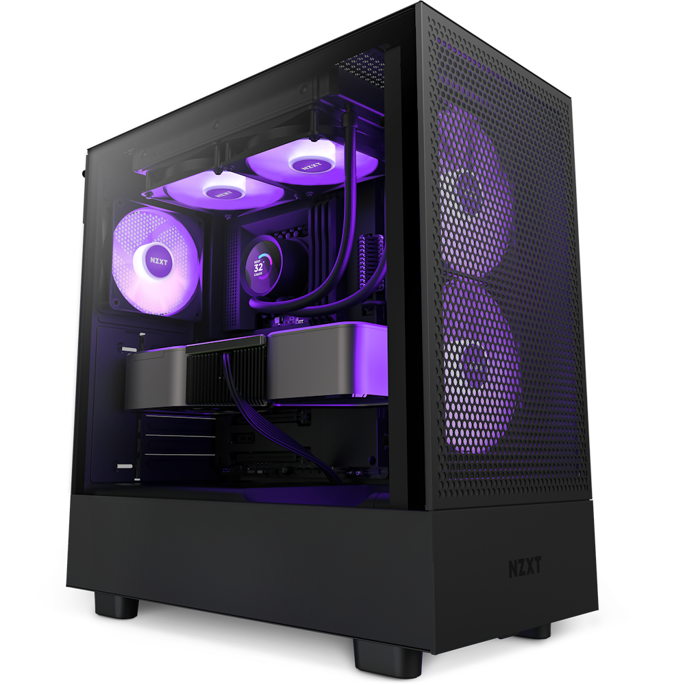 NZXT Kraken RGB AIO CPU Liquid Cooler - Black - 2 x F120 RGB Core ...