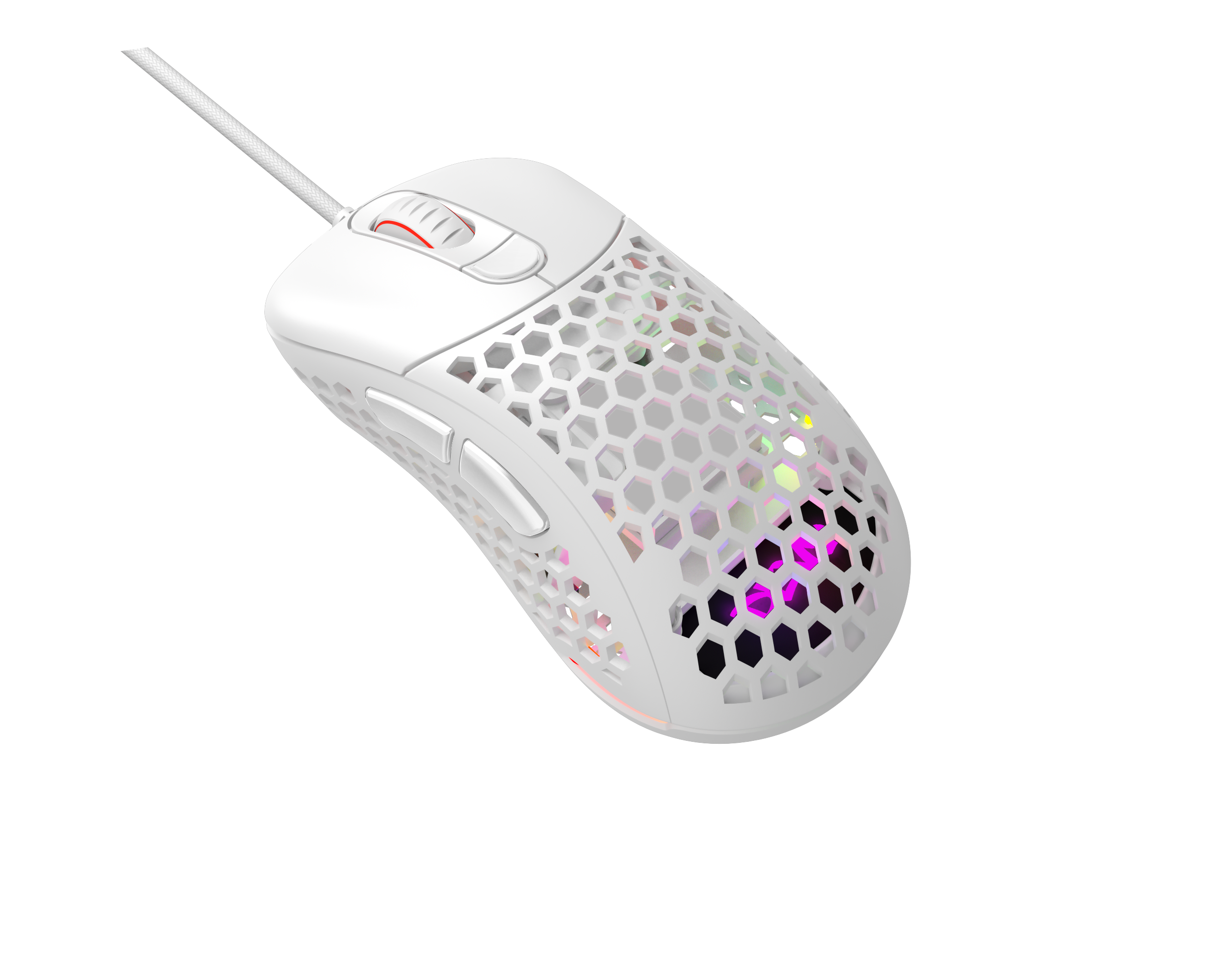 Devo Gaming Mouse - Lit-One - White - Wired | RAIQ