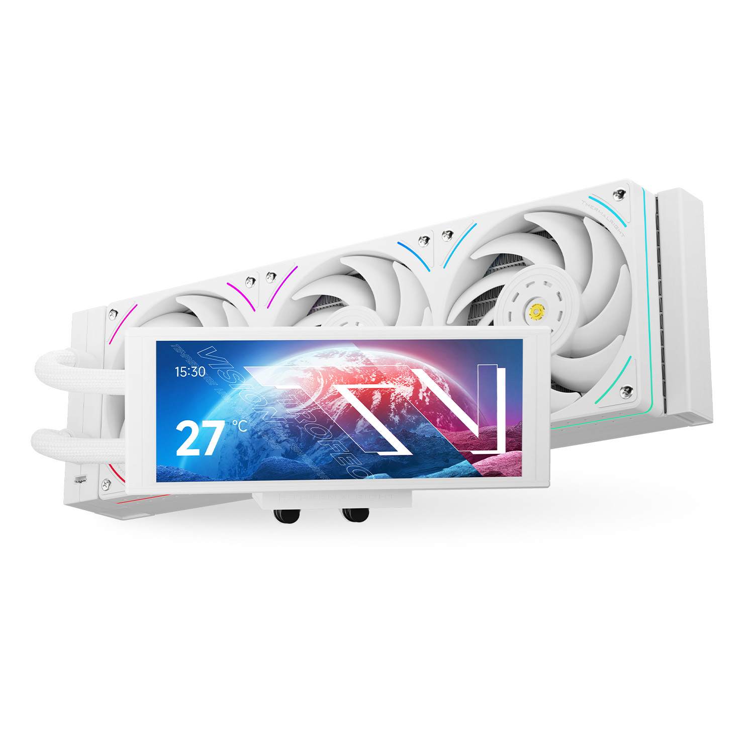 Thermalright Trofeo Vision 360mm ARGB Liquid Cooler - White | RAIQ
