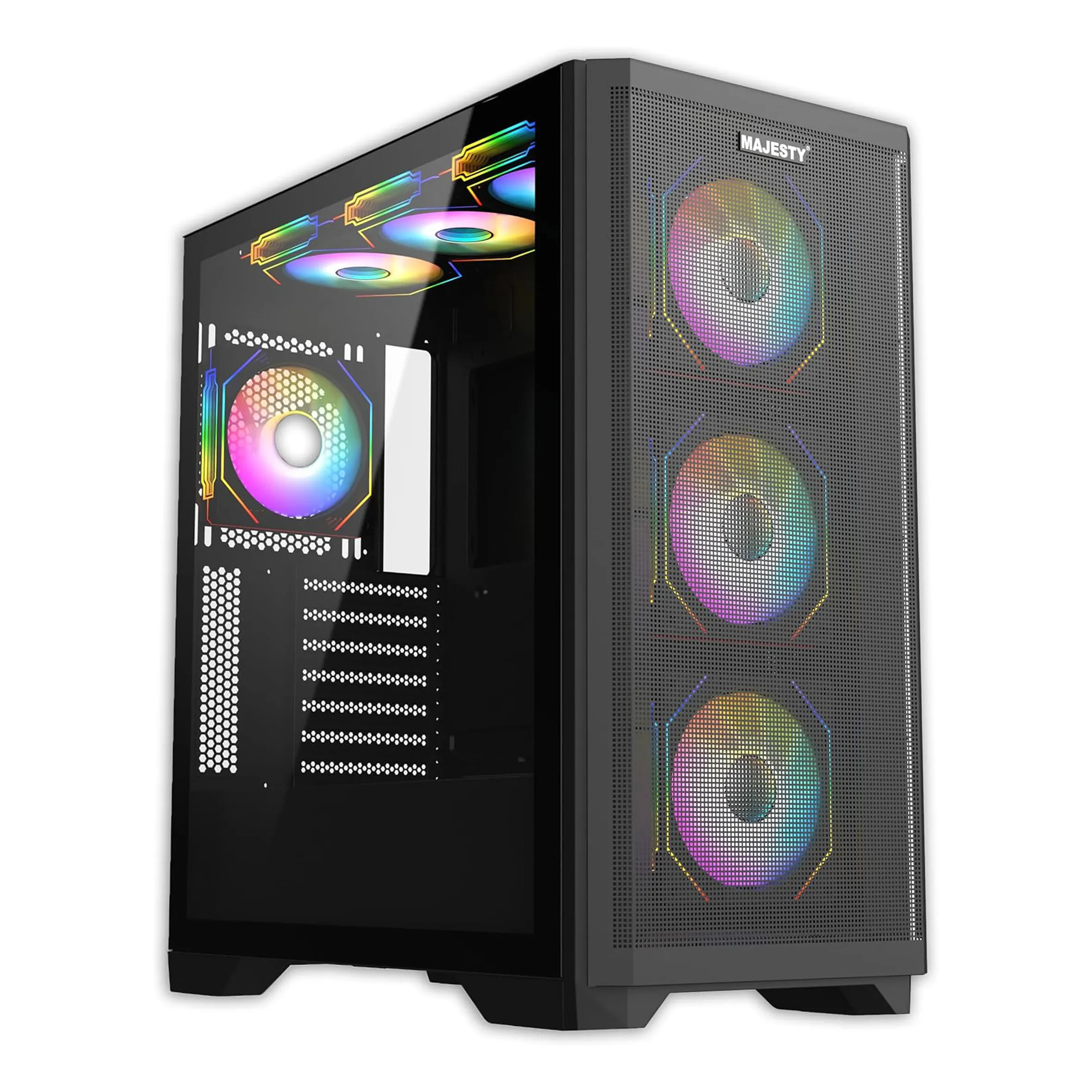 Majesty Mid-Tower Monster RGB Case | رايق