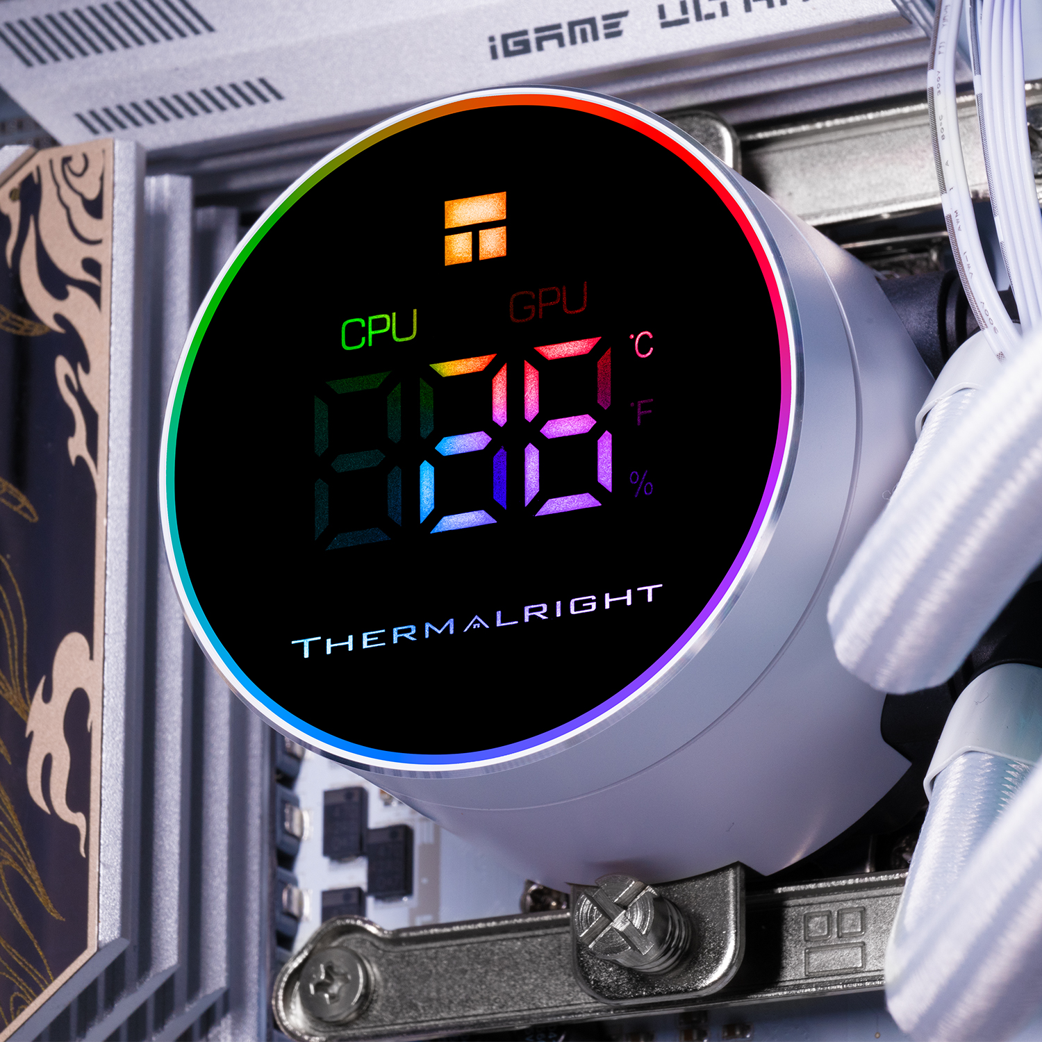 Thermalright Frozen 360mm Magic Digital ARGB BLACK V2 - White | RAIQ