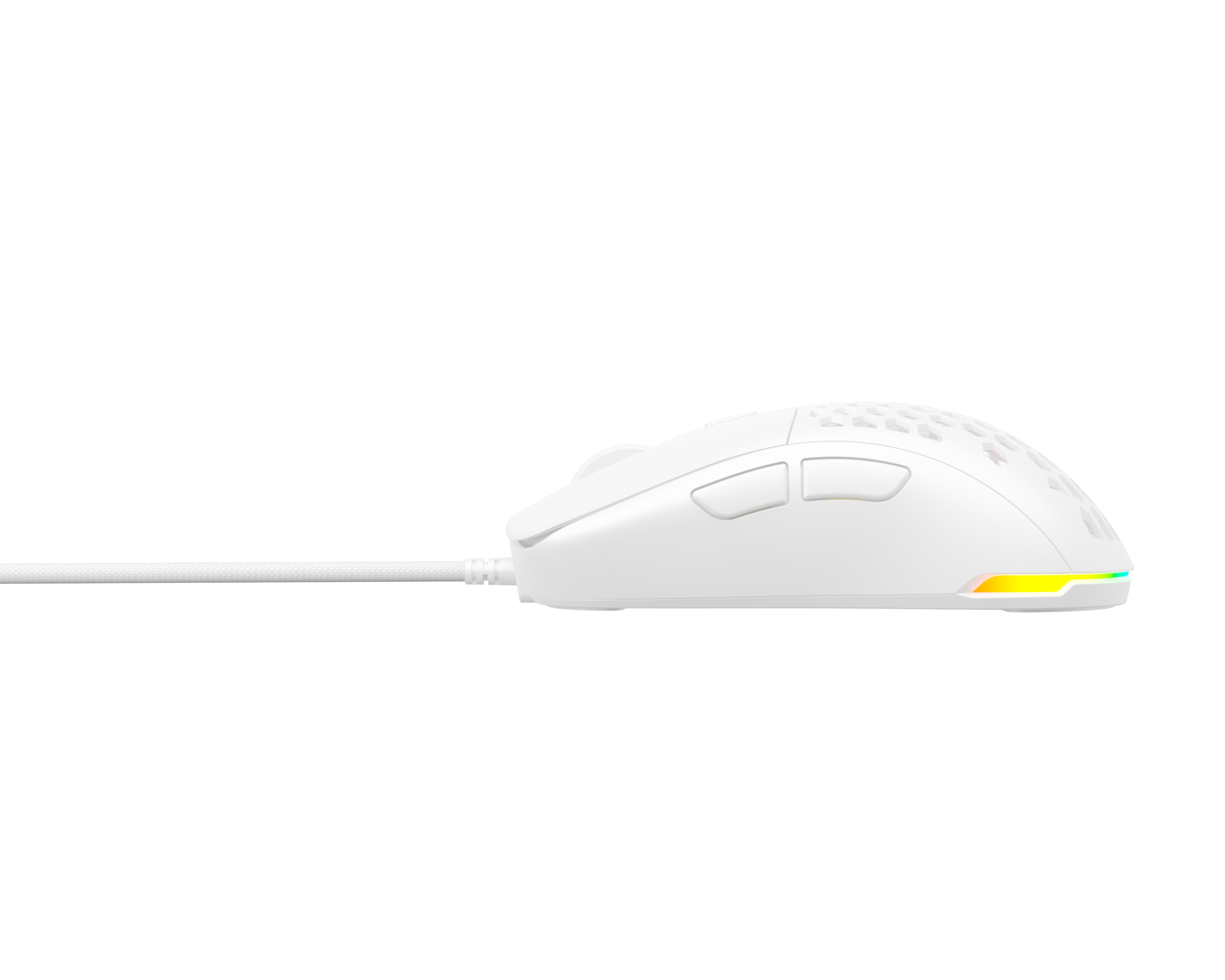 Devo Gaming Mouse - Lit-Two - White - Wired | RAIQ